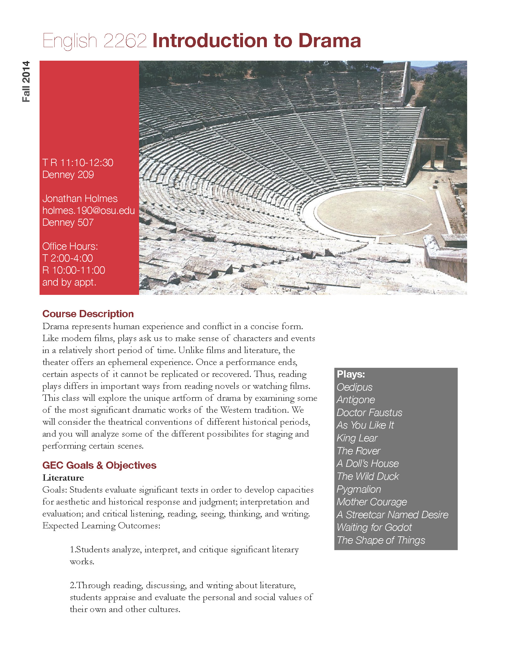 Courses – Jonathan H Holmes